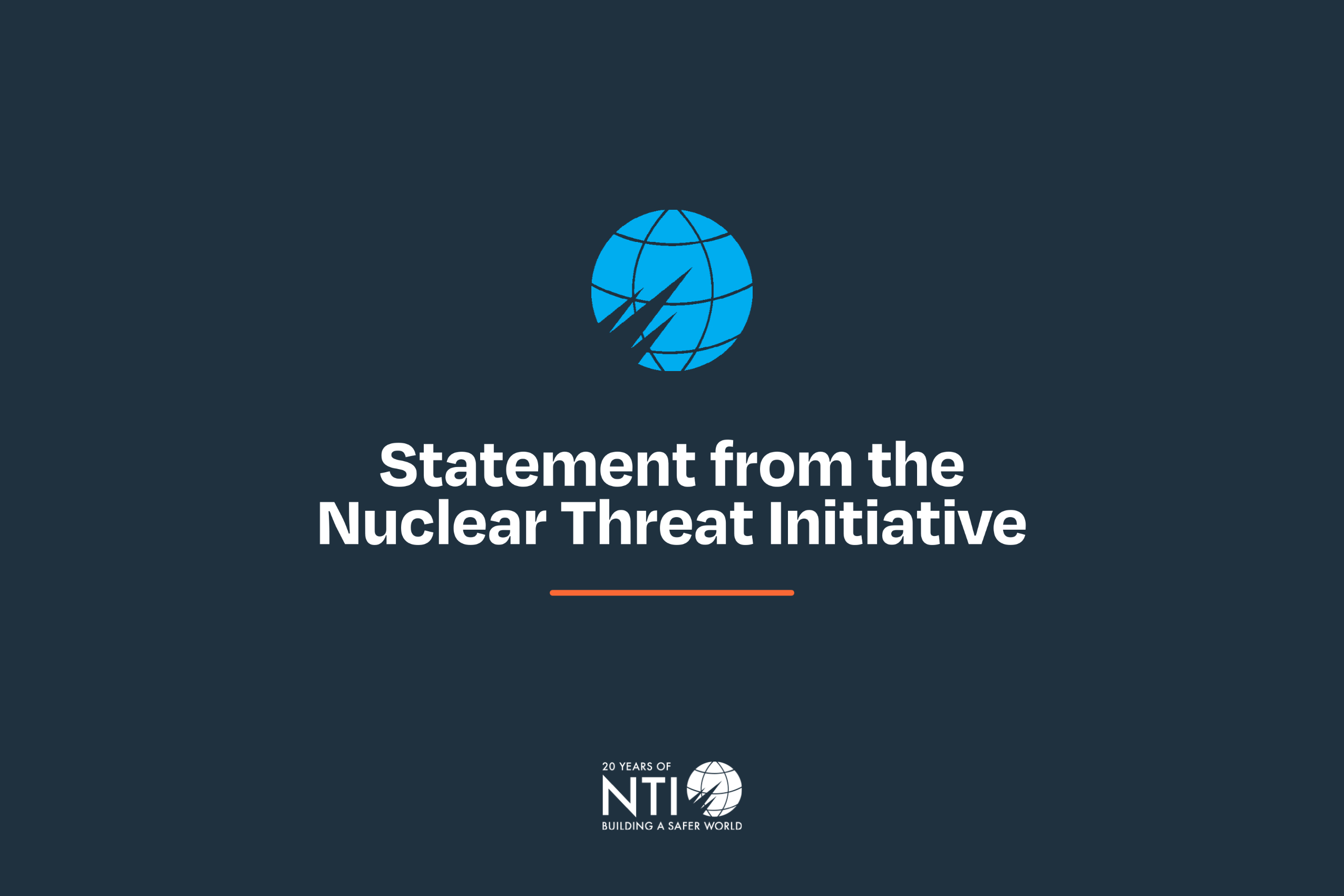 NTI Statement on the 25th Anniversary of the CTBT